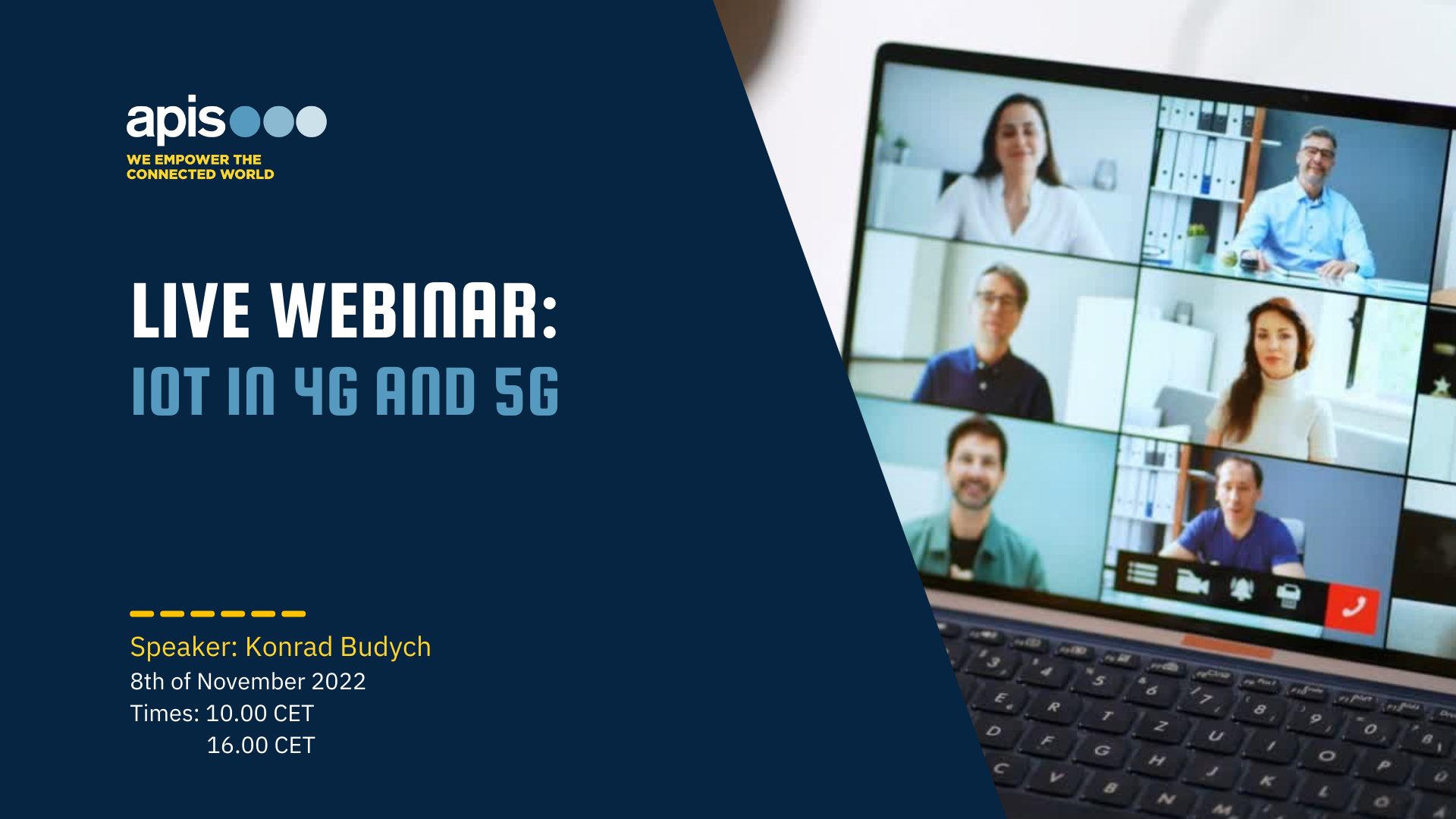 Webinar: IoT in 4G and 5G - Apis Training